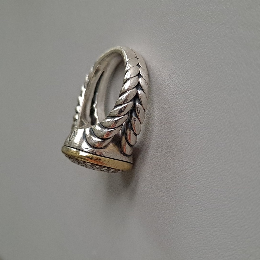 Authentic Vintage David Yurman Sterling Silver, 18k G… - Gem